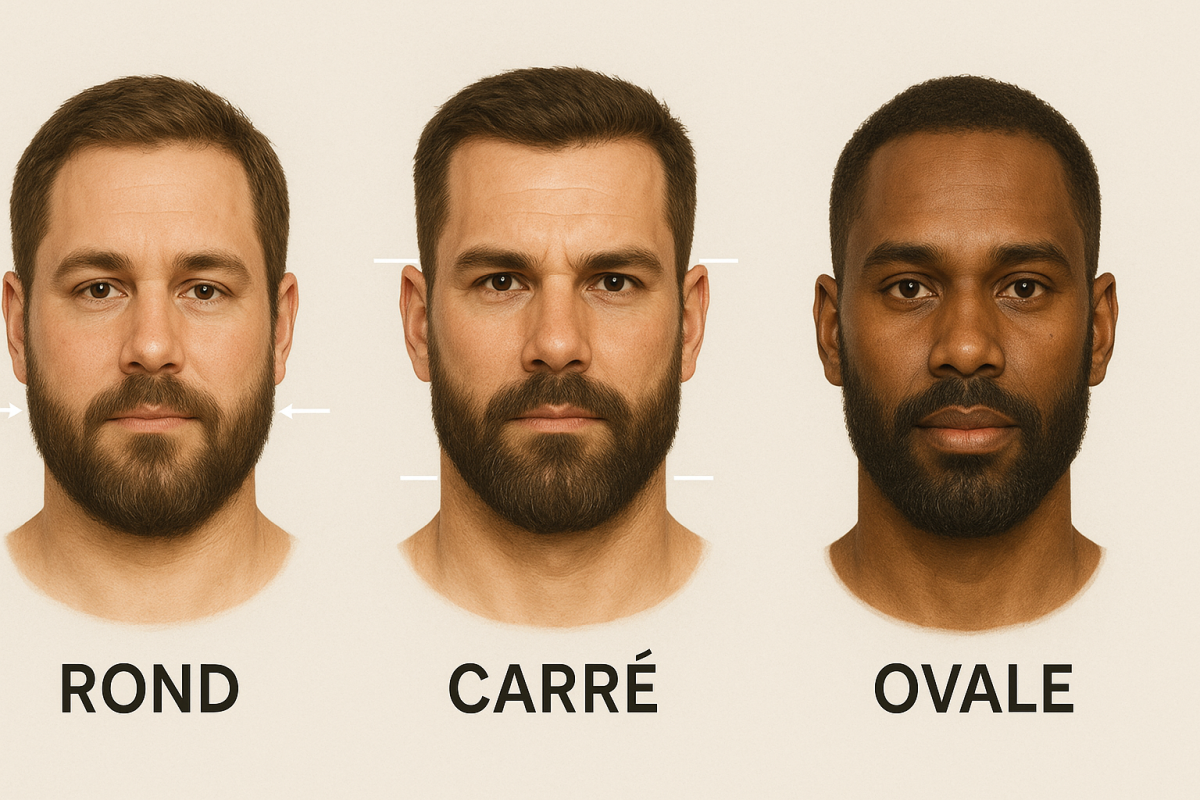 Style de Barbe Selon la Forme du Visage : Guide Complet - Barbier Privé